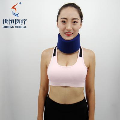 China Soft sponge cervical collar and comfortable foam neck support collar colourful S M L for sale
