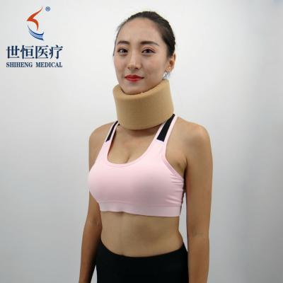 China Soft sponge cervical collar and comfortable foam neck support collar colourful S M L for sale