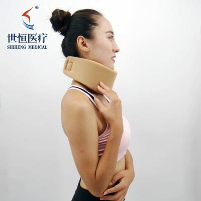 China Soft sponge cervical collar and comfortable foam neck support collar colourful S M L for sale