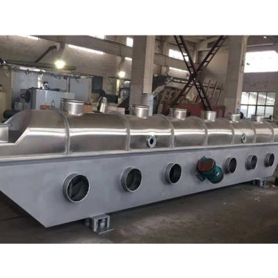 China 7.5×0.75 PLC Control Vibration Fluid Bed Dryer Machine For Sea Salt for sale