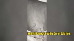 PLC Control Hollow Paddle Dryer High Efficiency Drying