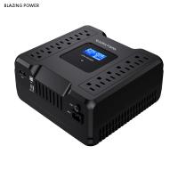 Quality Custom US Spec Plug Desktop UPS 1000VA 600W With LCD Display for sale