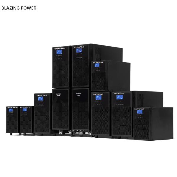 Quality 1KVA 900W Online UPS Power Supply Zero Transfer Time Pure Sinewave Output for sale