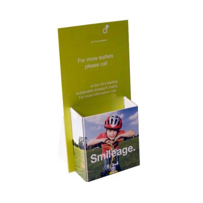 中国 Custom POP Cardboard Brochure Holder Recyclable Material Foldable Display Counter For Retail 販売のため