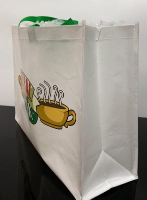 China 44*15*24cm recycleren de Drukpp niet Geweven Zak 15cm van de Hitteoverdracht dikte Te koop