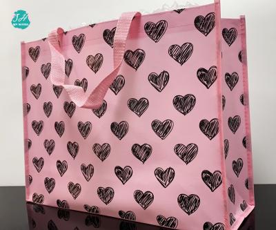 Cina borsa non tessuta alla moda di colore pp di rosa di 44*20*34cm per acquisto in vendita