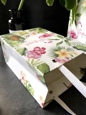 China 32*11*38cm CMYK colorem o papel de embalagem luxuoso Carry Bags à venda