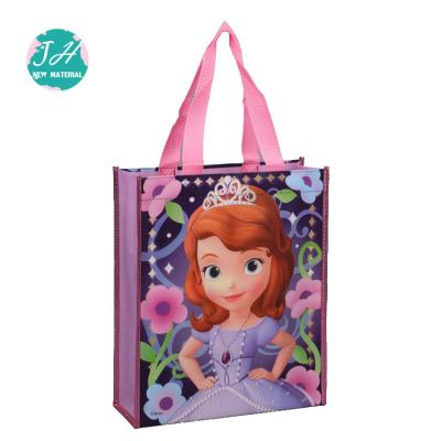 China 120gsm ultrasoon Naaiend Polytheen Carry Bags, de Zak van de Beeldverhaalkruidenierswinkel Te koop