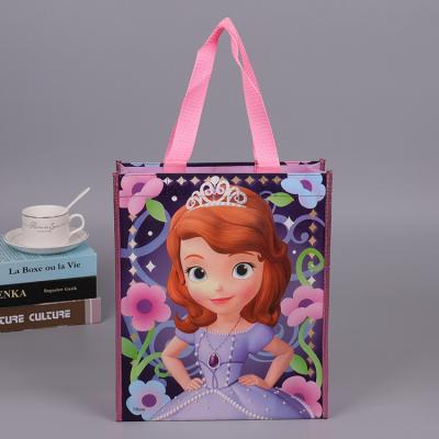 Cina 120gsm politene di cucito ultrasonico Carry Bags, borsa di drogheria del fumetto in vendita