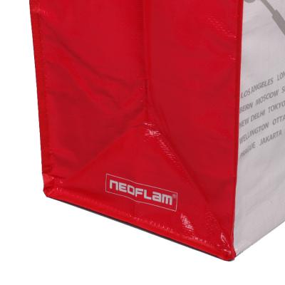 China Middelgrote Groottesupermarkt Vouwbaar Winkelend Carry Bags Te koop