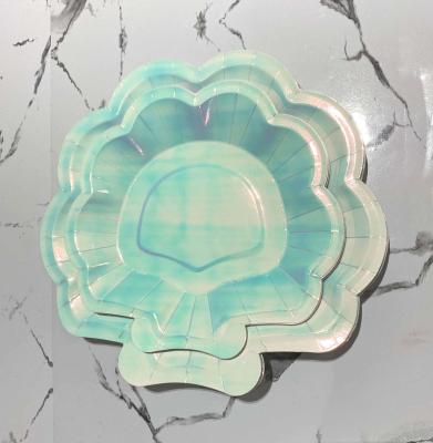 Cina Piatti di carta floreali europei del commestibile di stile 7inch in vendita