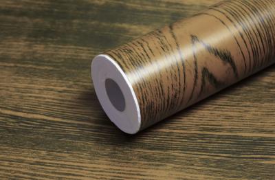 Cina autoadesivo di legno autoadesivo della carta da parati del PVC del grano 5m/Roll in vendita