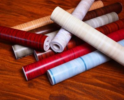 Cina autoadesivo di legno autoadesivo della carta da parati del PVC del grano 5m/Roll in vendita