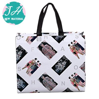 Cina Acquisto promozionale non tessuto Carry Bags Printing Recyclable Black della borsa di Eco e sacchetto della spesa bianco in vendita