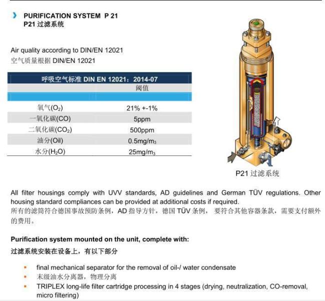 Mobile High Pressure Compressor for Compressing Air Andbreathing Air