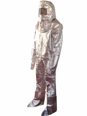 Cina 2800G Costume di protezione per vigili del fuoco Fibra acrilica Finitura in alluminio Acid resistent in vendita