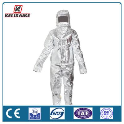 Cina 2800G Costume di protezione per vigili del fuoco Fibra acrilica Finitura in alluminio Acid resistent in vendita