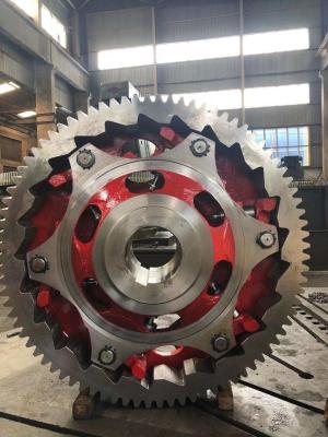 China O aço de forjamento de 16 engrenagens de transmissão dos dentes do módulo 84 montou as engrenagens da catraca à venda