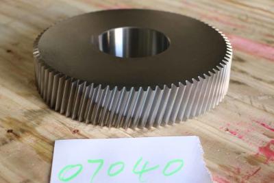 China Forging Processing Single Helical Gear with 25 Width and 1.0 Addendum Coefficient for sale