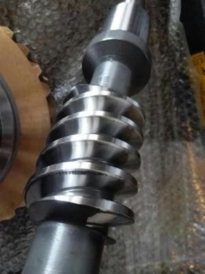 China 395 mm Spitsdiameter Worm Shaft en Worm Gear met 0,2 kg gewicht Te koop