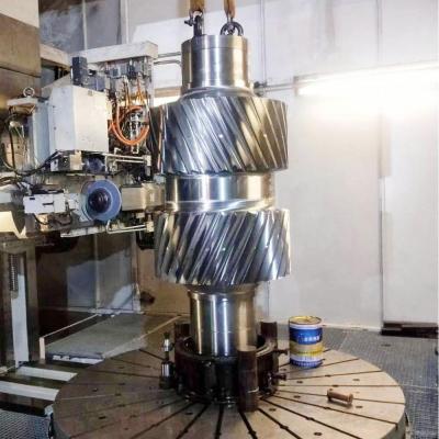 Cina Albero con ingranaggi elicoidali doppi a 28 moduli personalizzato per diverse applicazioni industriali in vendita