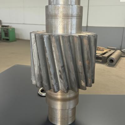 중국 제한된 설치 공간을 위한 농업 기계용 맞춤형 헬리컬 기어 샤프트 판매용