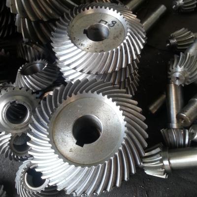 중국 다양한 조건에서 긴 수명을 위한 스파이럴 베벨 기어가 적용된 맞춤형 정밀 부품 가공 판매용