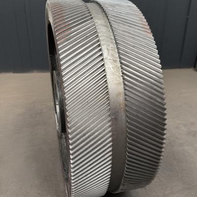 Cina Ingranaggio elicoidale doppio in acciaio per trasmissione pompa ad alta pressione in vendita