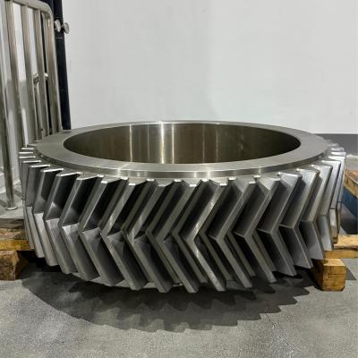 Китай Шевронные шестерни для оборудования химической обработки и обработки материалов в бумажной и целлюлозной промышленности продается