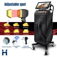 China Multi-language Function 808nm Diode Laser Hair Removal Machine with Adjustable Head for sale