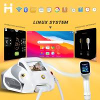 China Colour Microcomputer Touch Screen Diode Laser Hair Removal Machine with 3 Wavelengths for sale
