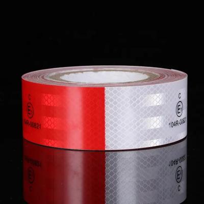 China Red and White Reflective Sticker, Reflector Tape, Dot c2 Reflective Tape for Truck for sale