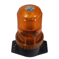China LED Circular Construction Strobe Traffic Signal Light Yellow Warning 12-80V 15W for sale