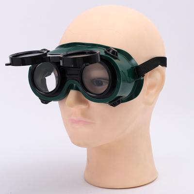 China Double Layer Welder Goggles Glasses Adjustable Safety Eye Protection for sale