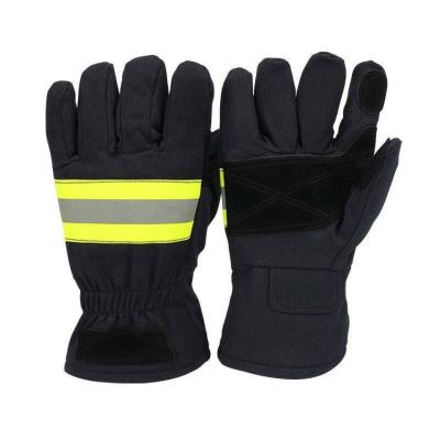 China Reflective Rescue Gloves Fire Rescue Protective Gloves for sale