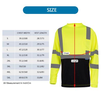 Cina Ingrosso T-shirt fluorescente arancione O collo riflettente di sicurezza maschile logo personalizzato manica Hi Vis in vendita