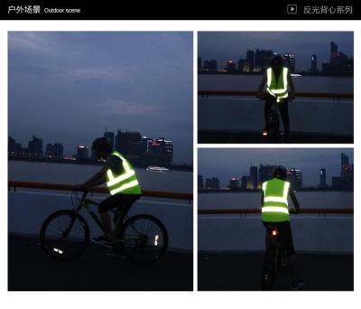 Cina Ingrosso T-shirt fluorescente arancione O collo riflettente di sicurezza maschile logo personalizzato manica Hi Vis in vendita