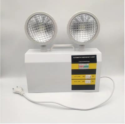 China Wall Mounted / Dual Light Fire Battery Backup Rechargeable LED Emergency Light for sale