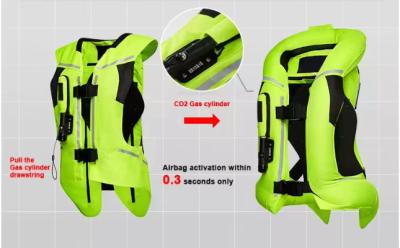 China Professionele reflectieve motorfiets jas Airbag motorfiets vest Off-road Rijden Airbag System Airbag Te koop