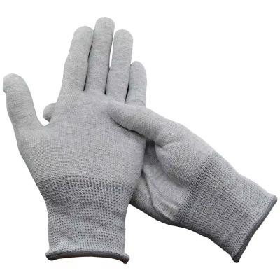 China Industrial Working Safety Anti Static Gloves / All ESD Custom Palm PU Coated Gloves / Anti-Static Gloves for sale