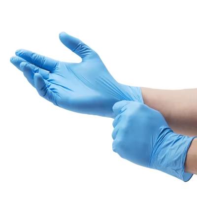 Cina Emergenza medica guanti blu per uso singolo guanti protettivi guanti di sicurezza guanti di nitrile in vendita