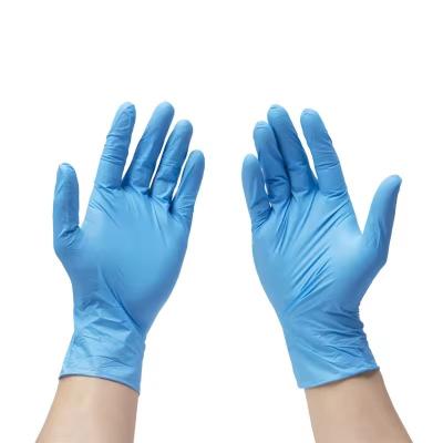 Cina Emergenza medica guanti blu per uso singolo guanti protettivi guanti di sicurezza guanti di nitrile in vendita