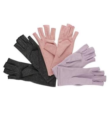 Cina Metà senza dita T Tipaggio A Antirreumatoide Artrite Compressione Manoterapia di cotone Guanti di spandex per donne Sollievo dal dolore in vendita