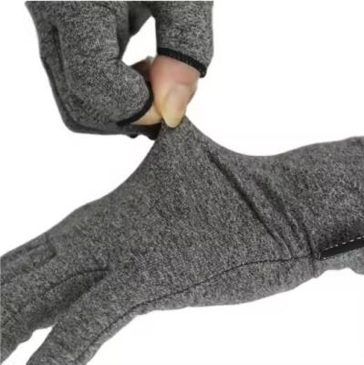Cina Metà senza dita T Tipaggio A Antirreumatoide Artrite Compressione Manoterapia di cotone Guanti di spandex per donne Sollievo dal dolore in vendita