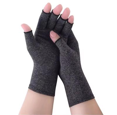 Cina Metà senza dita T Tipaggio A Antirreumatoide Artrite Compressione Manoterapia di cotone Guanti di spandex per donne Sollievo dal dolore in vendita