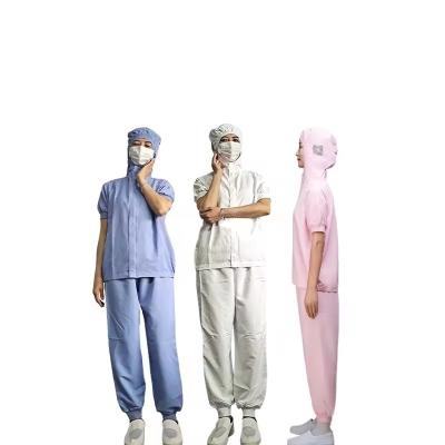 중국 여름용 단袖 직복 소매업자 식품 직복 방수 방 먼지 직복 워크샵 직복 판매용