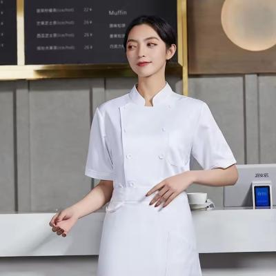 중국 패션 레스토랑 부엌 요리 의류 요리사 작업 자켓 의류 남성과 여성의 유니폼 디자인 판매용