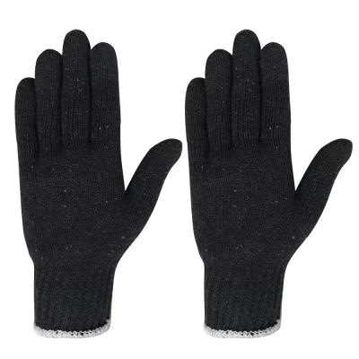 Cina Guantoni caldi Maglieria di cotone nero Manichetta bianca, resistente all' usura, Costruzione, riparazione auto, Hardware, Giardinaggio Uso Sicurezza in vendita