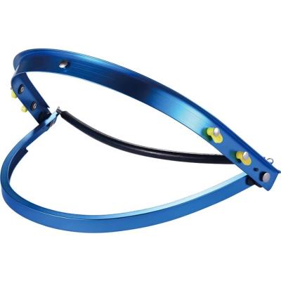 China ABS Faceshield Bracket Safety Headgear Bracket For Hard Hat Front Mounting Safety Face Shield Adapter Bracket for sale