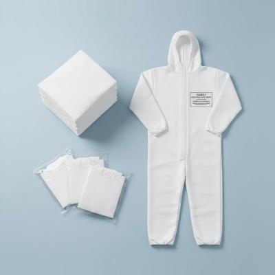 China Class 1 Disposable PPE Gowns AS NZS Compliance Protective Coveralls Fluid Resistant Apparel for Healthcare and Industrial for sale